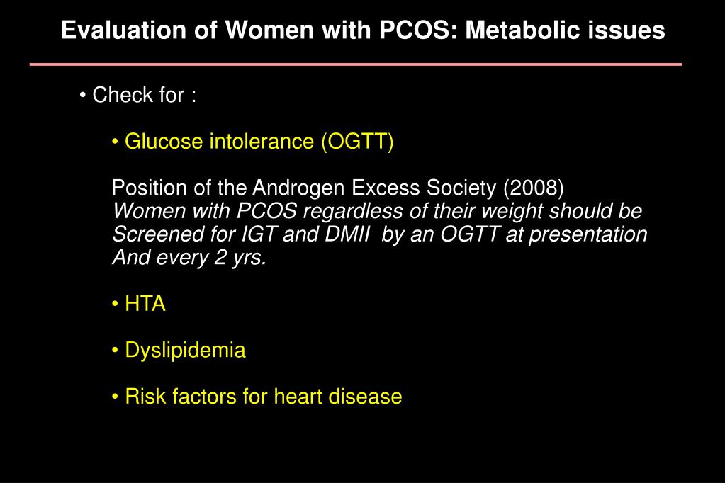 PPT - PCOS, dyslipidemia and CVD Nelly Pitteloud, MD Reproductive ...