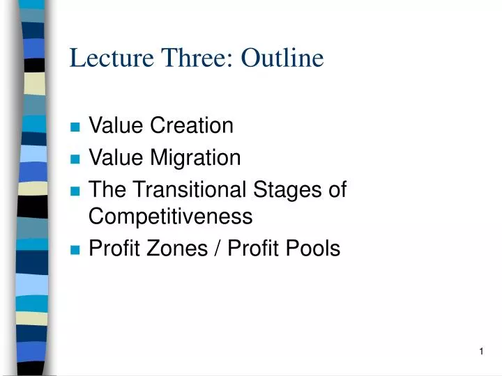 PPT - Lecture Three: Outline PowerPoint Presentation, free download ...