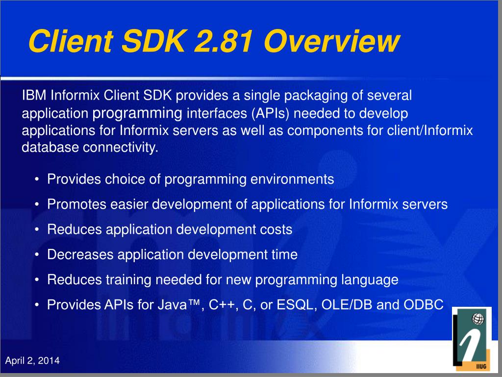 Ppt Connecting Client Applications To Informix Databases Using Ibm Informix Connect And Odbc