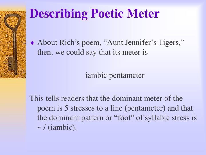 PPT - Poetic Meter PowerPoint Presentation - ID:726469