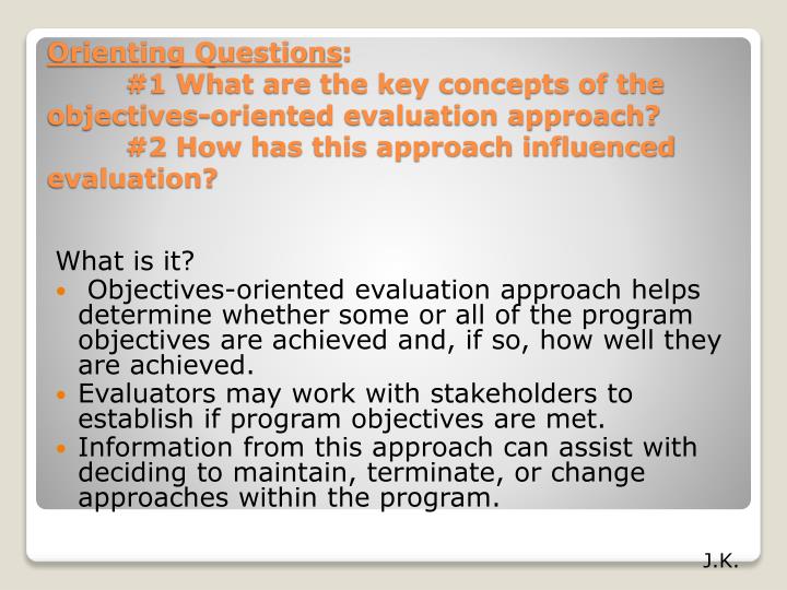 PPT - Chapter 6: Program-Oriented Approaches PowerPoint Presentation ...