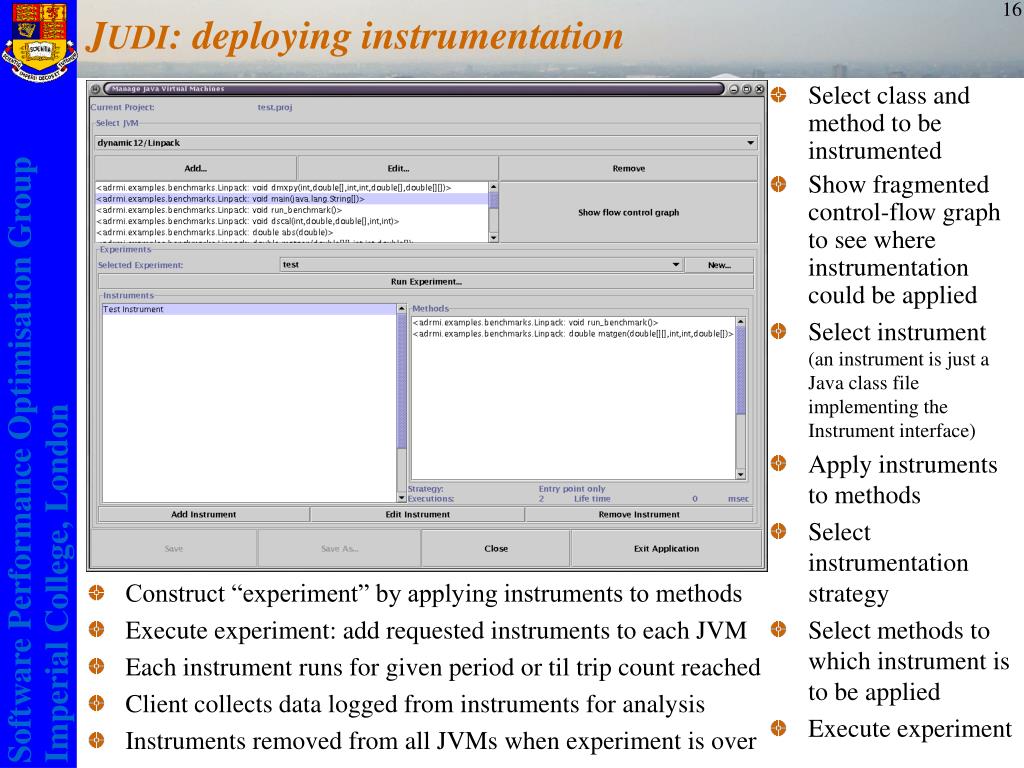 Ppt Distributed Java Applications Dynamic Instrumentation And
