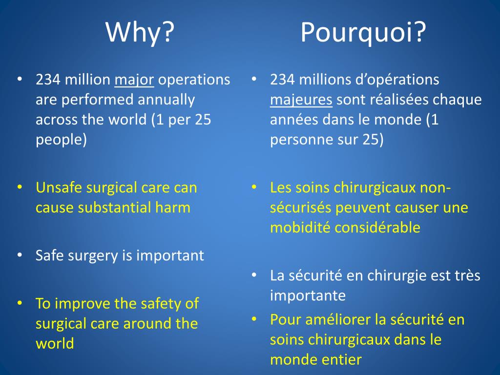 PPT - WHO Surgical Safety List SAFE SURGERY SAVES LIVES! PowerPoint ...