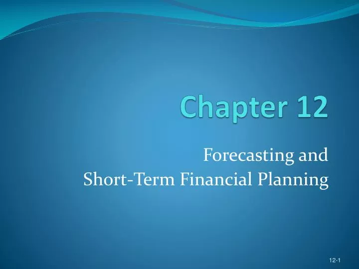 PPT - Chapter 12 PowerPoint Presentation, free download - ID:728203