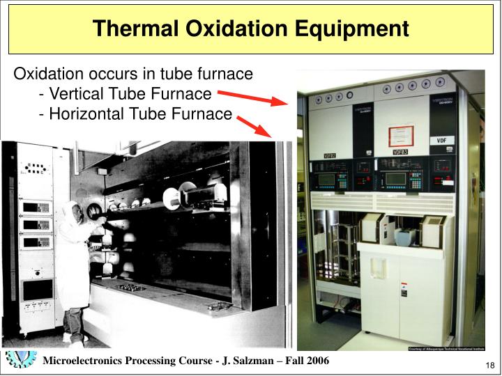 PPT - Microelectronics Processing Oxidation PowerPoint Presentation ...