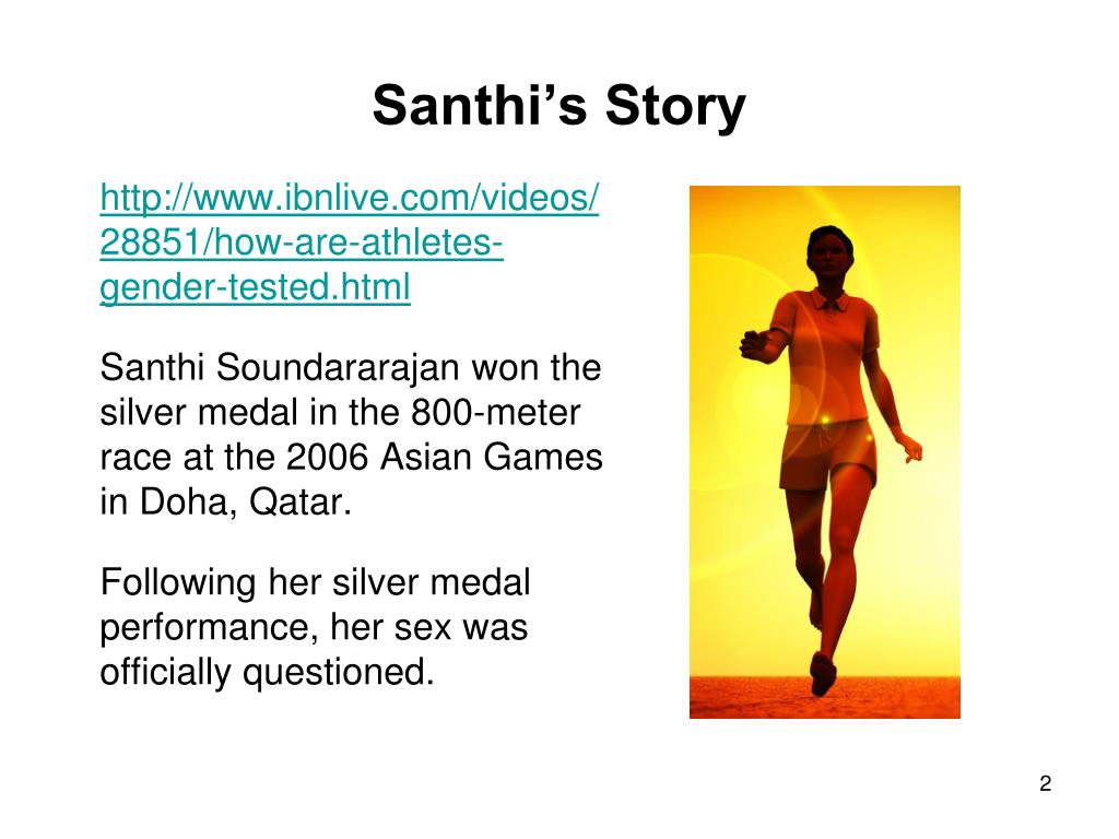 Ppt Cross Dressing Or Crossing Over Sex Testing Of Women Athletes