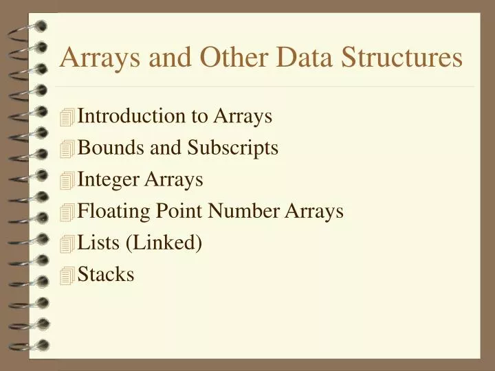 PPT - Arrays and Other Data Structures PowerPoint Presentation, free ...