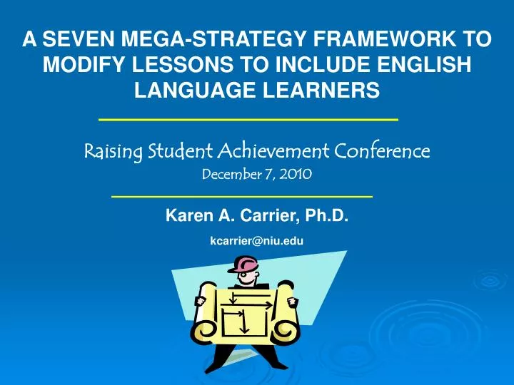 PPT - A SEVEN MEGA-STRATEGY FRAMEWORK TO MODIFY LESSONS TO INCLUDE ...