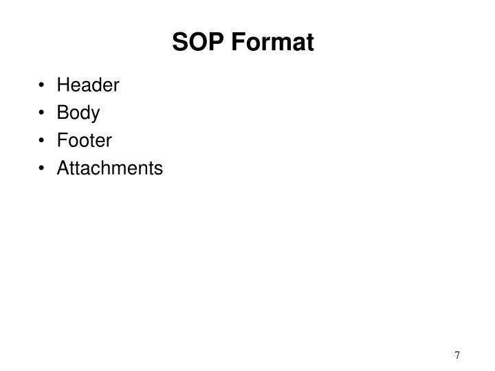 PPT - Standard Operating Procedure PowerPoint Presentation - ID:730434