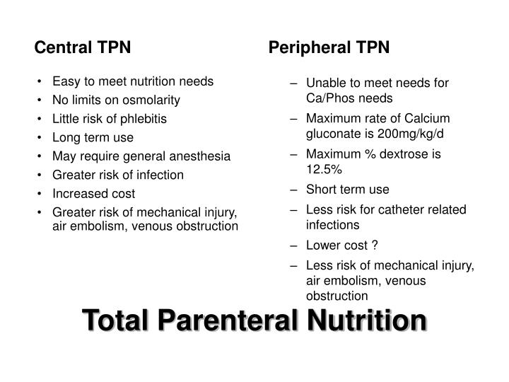 PPT - Parenteral and Enteral Nutrition in Neonates PowerPoint ...