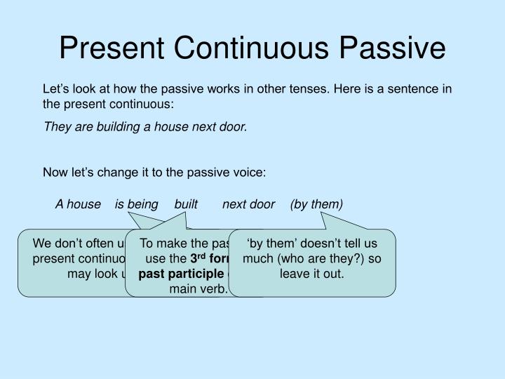 PPT - The passive voice PowerPoint Presentation - ID:732057