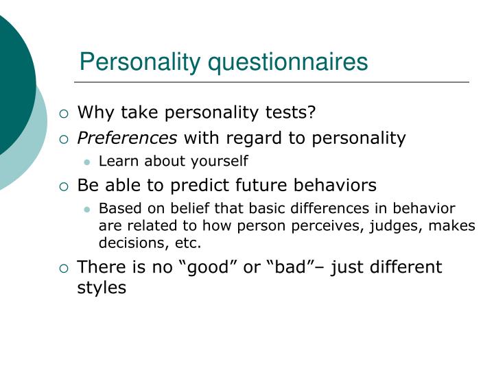 PPT - Personality PowerPoint Presentation - ID:732768