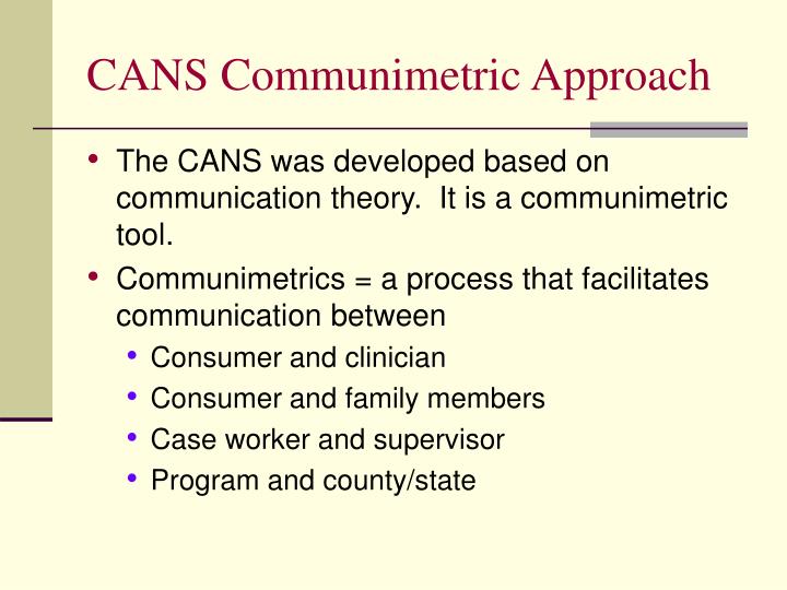 PPT - Child and Adolescent Needs and Strengths CANS Assessment Training ...