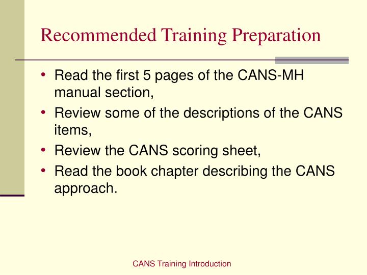 PPT - Child and Adolescent Needs and Strengths CANS Assessment Training ...