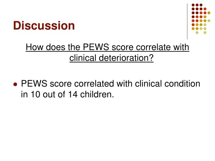 PPT - Audit of Paediatric Early Warning Score – May 06 PowerPoint ...