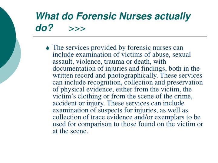PPT - forensic nursing Presentation PowerPoint Presentation - ID:733517