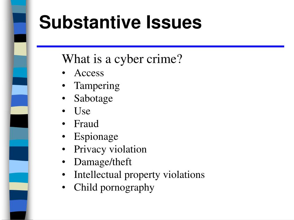 PPT - Legal & Political Issues in International Computer Crime ...