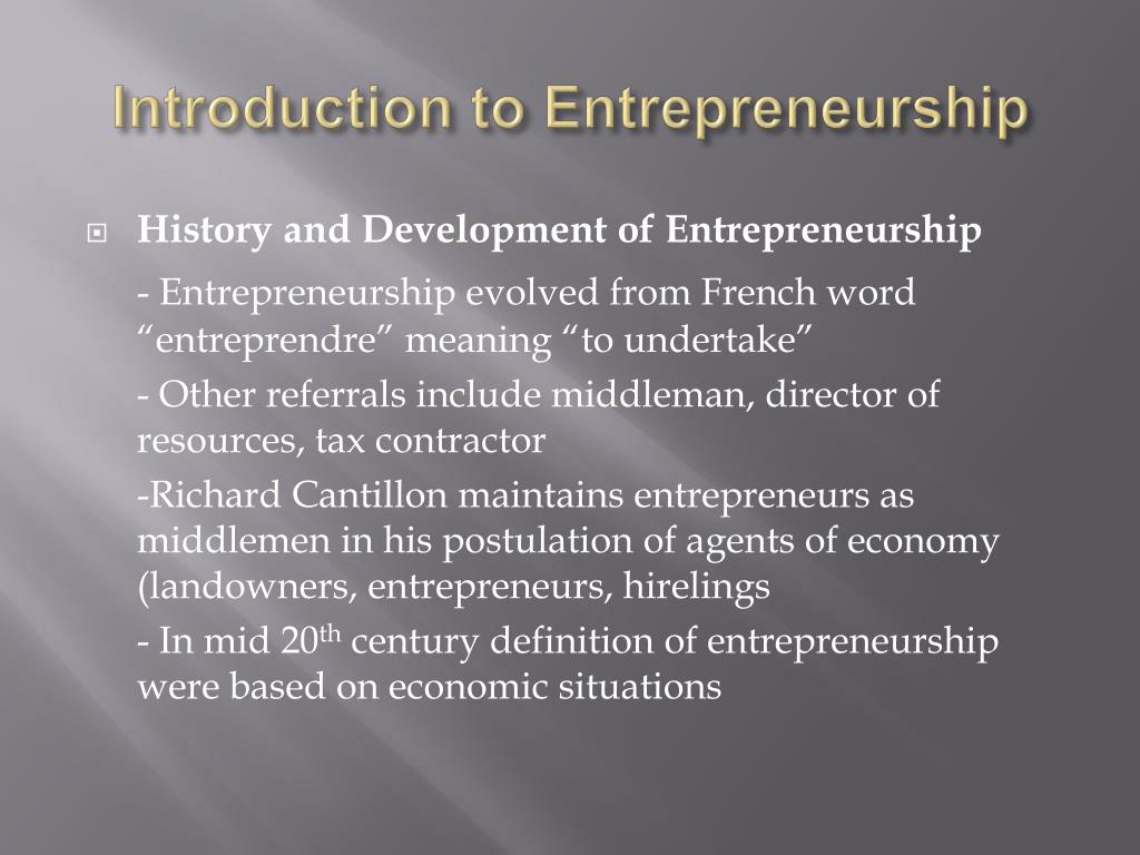 Ppt Foundations Of Entrepreneurship Powerpoint Presentation Free