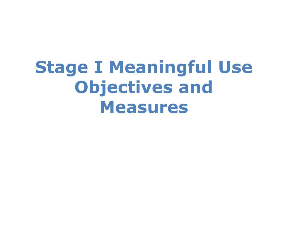 PPT CMS Final Rules Meaningful Use Criteria PowerPoint Presentation