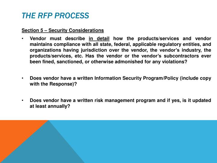 PPT - The RFP Process PowerPoint Presentation - ID:737564