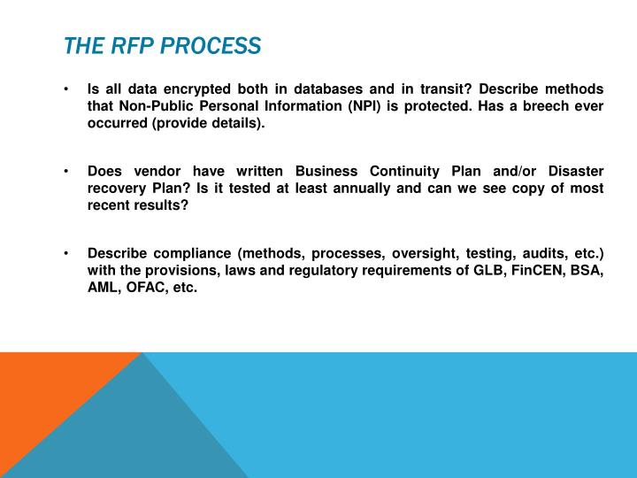 PPT - The RFP Process PowerPoint Presentation - ID:737564