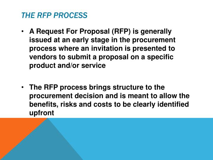 PPT - The RFP Process PowerPoint Presentation - ID:737564
