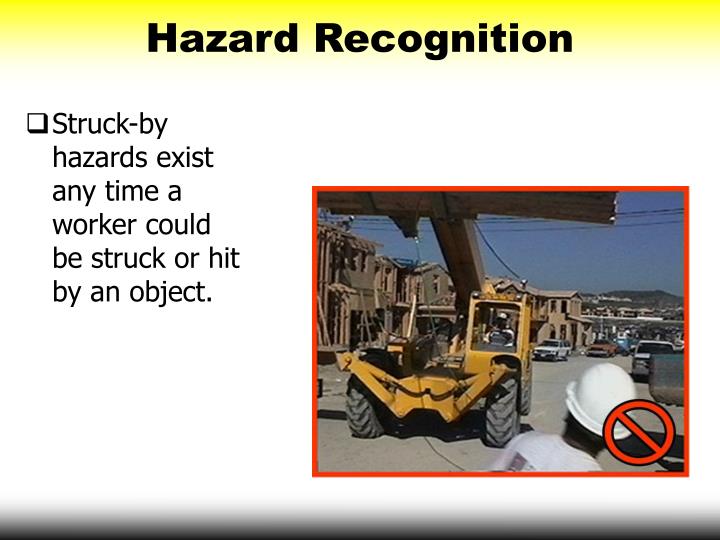 PPT - Big Four Construction Hazards: Struck-by Hazards PowerPoint ...