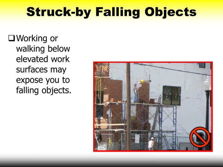 PPT - Big Four Construction Hazards: Struck-by Hazards PowerPoint ...