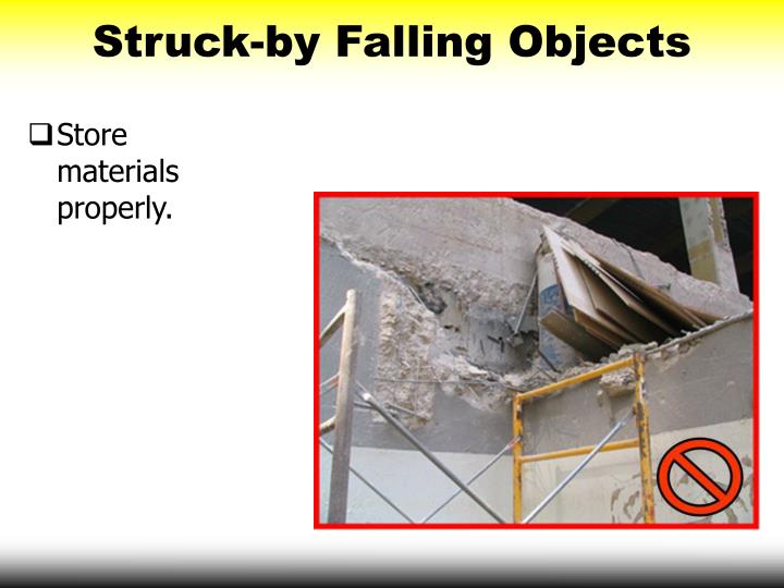 PPT - Big Four Construction Hazards: Struck-by Hazards PowerPoint ...