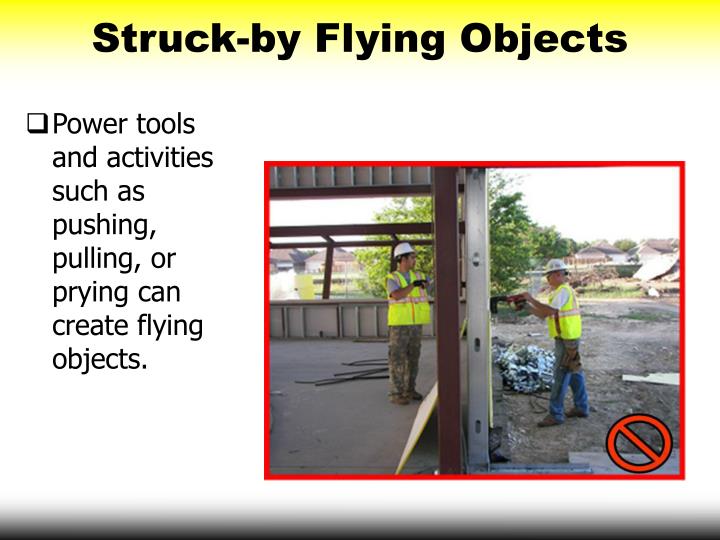 PPT - Big Four Construction Hazards: Struck-by Hazards PowerPoint ...