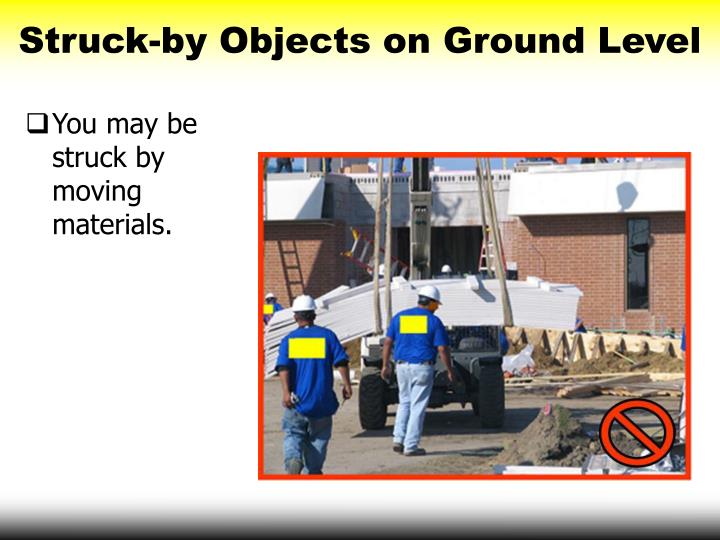 PPT - Big Four Construction Hazards: Struck-by Hazards PowerPoint ...
