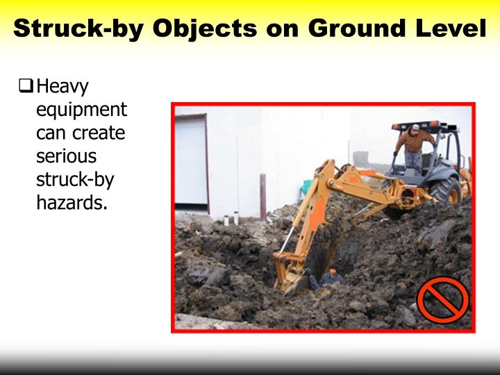 PPT - Big Four Construction Hazards: Struck-by Hazards PowerPoint ...