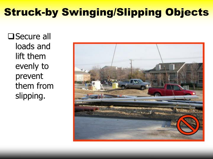 PPT - Big Four Construction Hazards: Struck-by Hazards PowerPoint ...