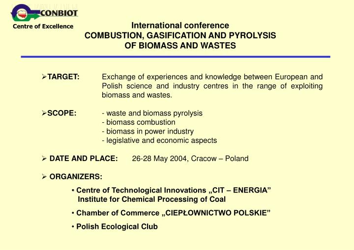 PPT - THERMOCHEMICAL CONVERSION OF SOLID FUELS – Processes of pyrolysis ...