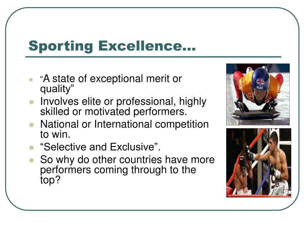 PPT - Excellence and Participation in the UK: Opportunity, Provision ...