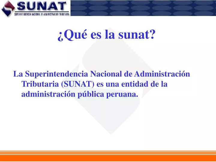Que Es La Sunat Y Que Funciones Cumple Que Significa Sunat Explicado