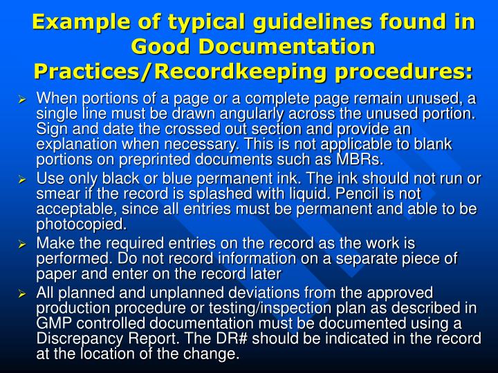 PPT - Good Documentation Practices PowerPoint Presentation - ID:741115