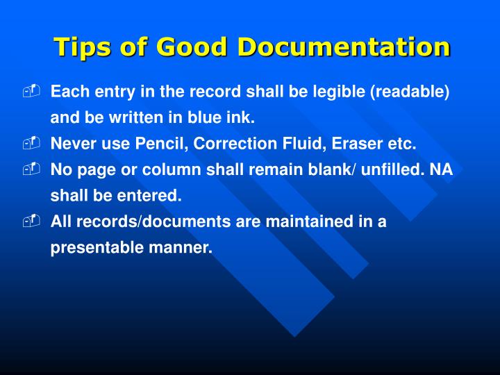 PPT - Good Documentation Practices PowerPoint Presentation - ID:741115