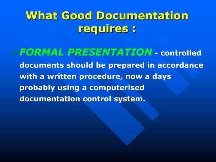 PPT - Good Documentation Practices PowerPoint Presentation - ID:741115