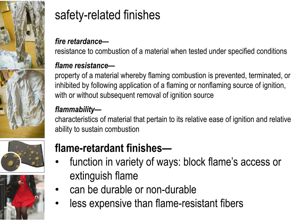 PPT FASH 15 Textiles Special purpose Finishes PowerPoint Presentation