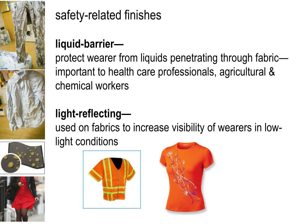 PPT FASH 15 Textiles Special purpose Finishes PowerPoint Presentation