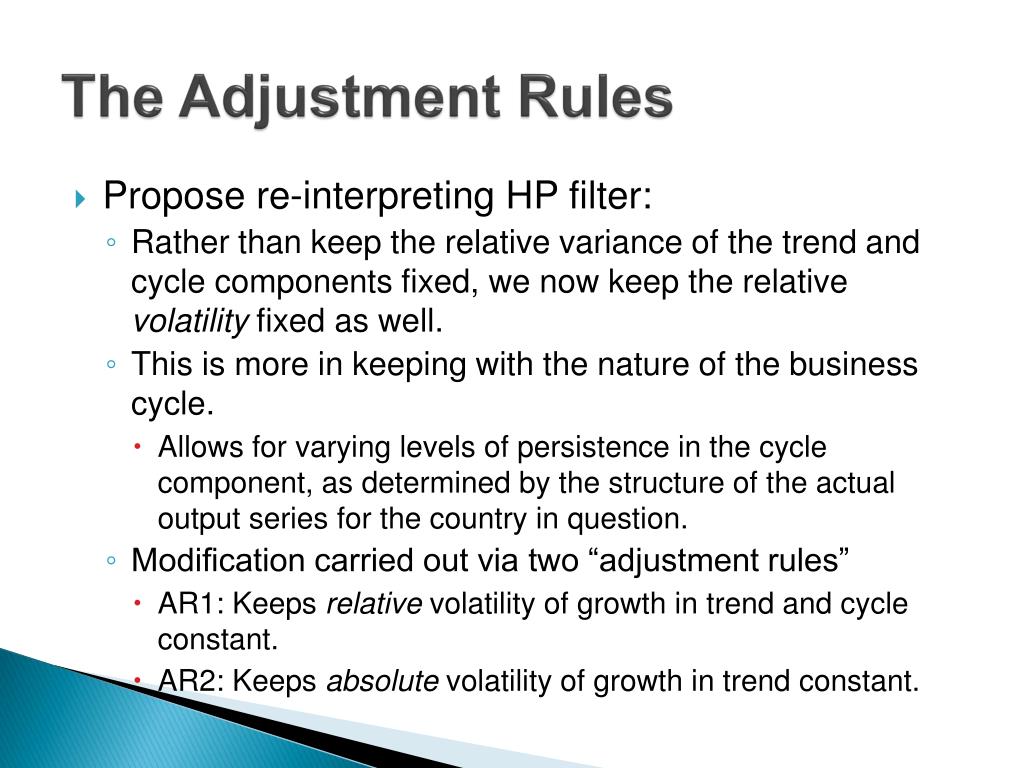 PPT - Determining the smoothness parameter in the HP filter PowerPoint ... PPT - Determining the smoothness parameter in the HP filter PowerPoint ...