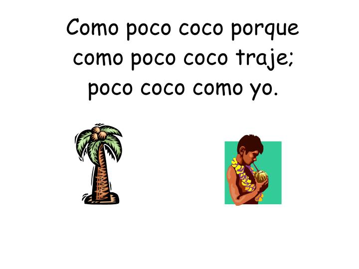 PPT - ¡Trabalenguas! PowerPoint Presentation - ID:743272