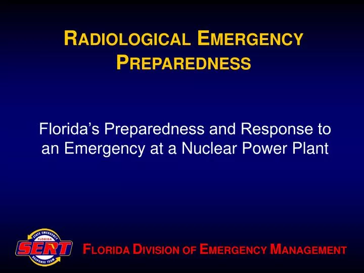 PPT - R ADIOLOGICAL E MERGENCY P REPAREDNESS PowerPoint Presentation ...