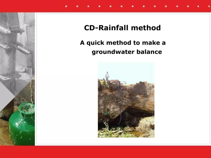 PPT - CD-Rainfall method PowerPoint Presentation, free download - ID:744724