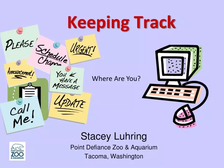 PPT - Keeping Track PowerPoint Presentation, free download - ID:744811