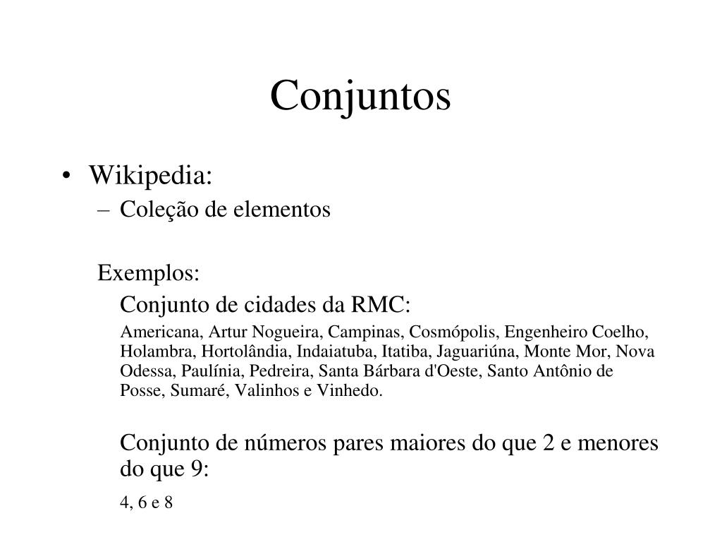 Ppt Conjuntos Operações Com Conjuntos Relações E Funções Powerpoint