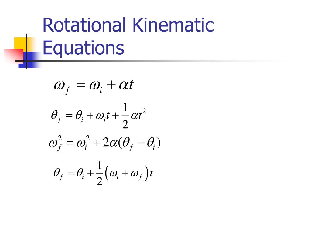 Rotational Kinematics Equations Worksheet Rotational Kinematics Equations Worksheet