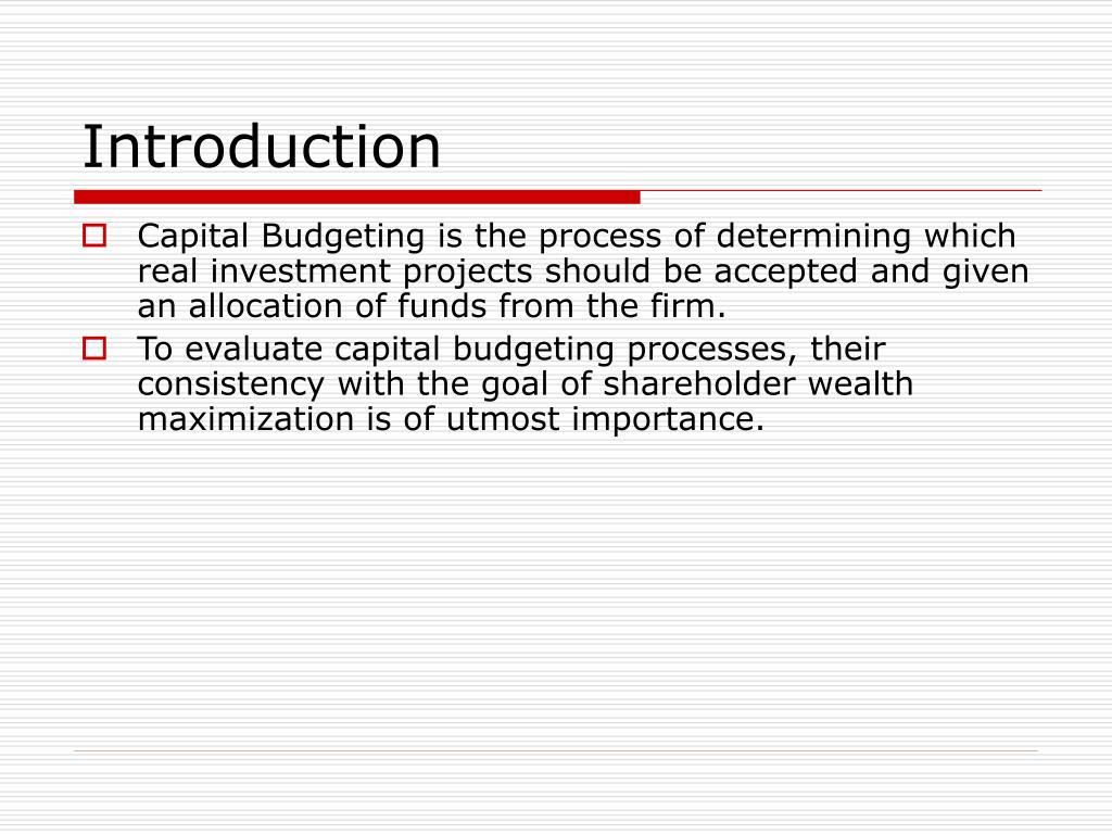 PPT - Capital Budgeting PowerPoint Presentation, free download - ID:745420 PPT - Capital Budgeting PowerPoint Presentation, free download - ID:745420