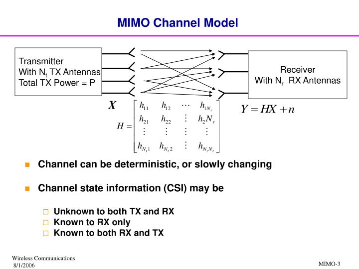PPT - Multiple-Input-Multiple Output (MIMO) Systems PowerPoint ...
